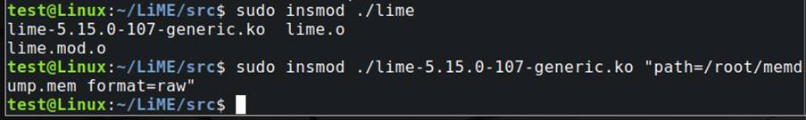 Creating memory dumps using LiME and using | LevelBlue